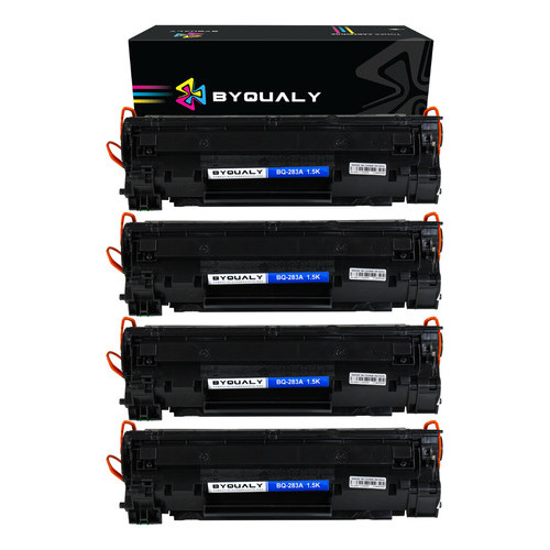 Kit 4 Toner Compatível Hp Cf283a 283a M127fn M125a M225 Novo | Shopee ...