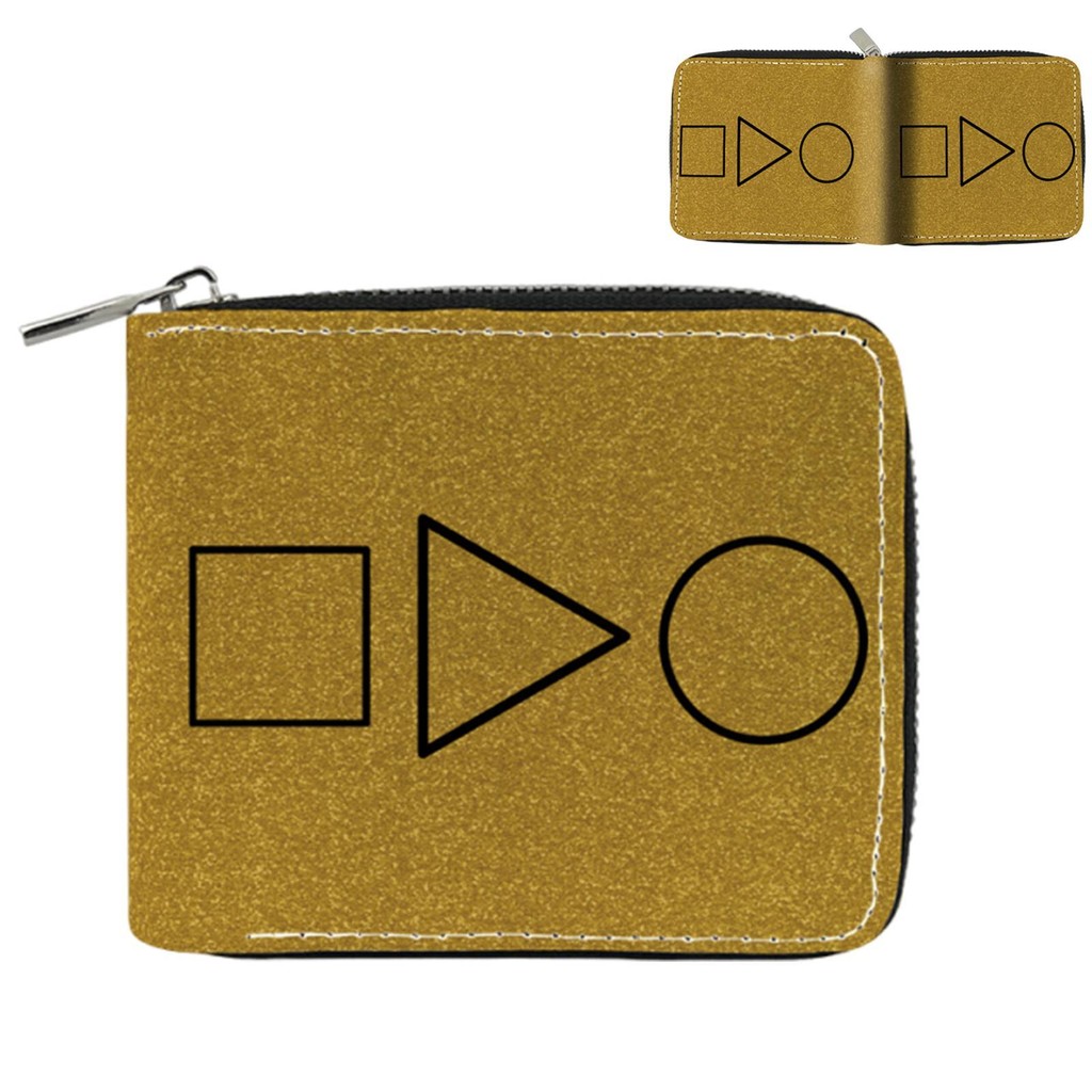 SQUID GAME Coin Purse Holder Popular Drama Coreano Carteira Bifold Com ...