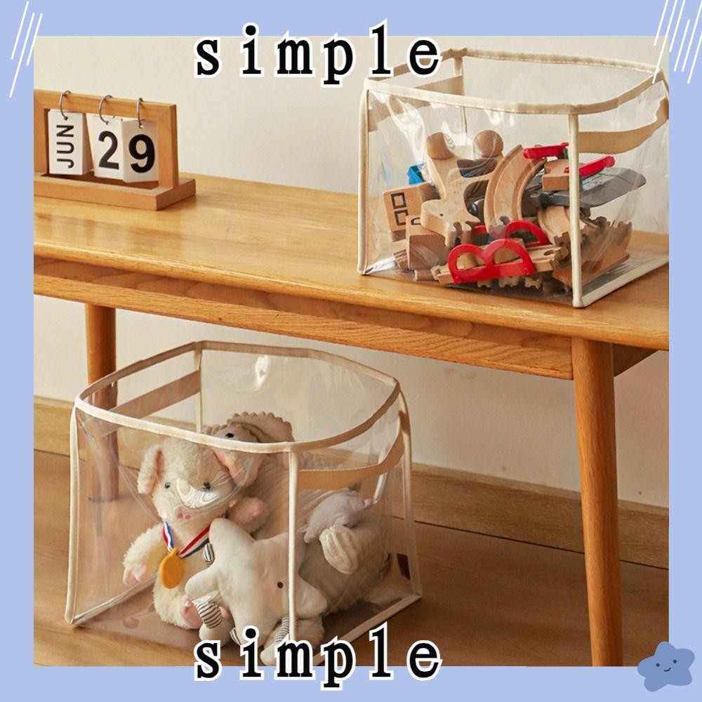 Cesta De Armazenamento SIMPLESHOP , Caixa De Brinquedos Resistente De PVC , Saco Transparente ...