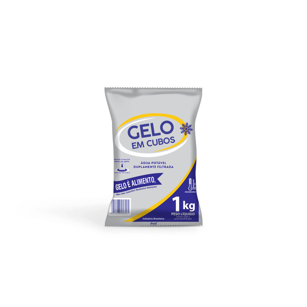1000 Sacos Para Gelo Em Cubo Universal 1kg S/alça | Shopee Brasil