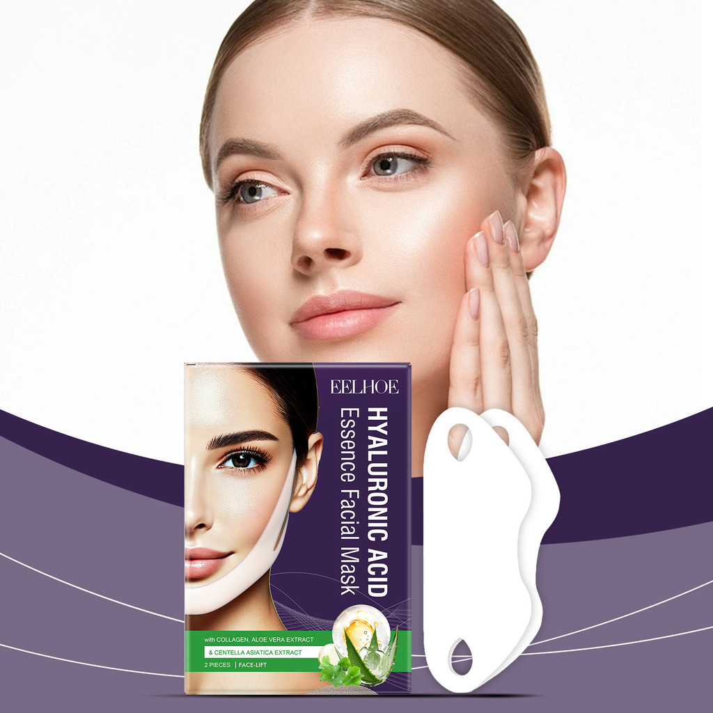 2 Peças EELHOE Máscara De Levantamento Facial Lifting Linhas Faciais ...