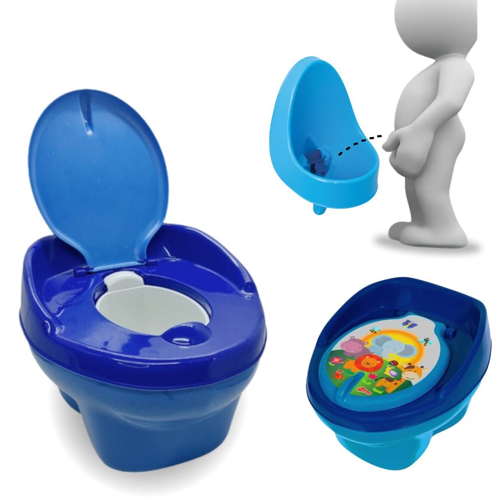 Troninho Penico Pinico Menino Bichinhos + Mictório Criança Infantil ...