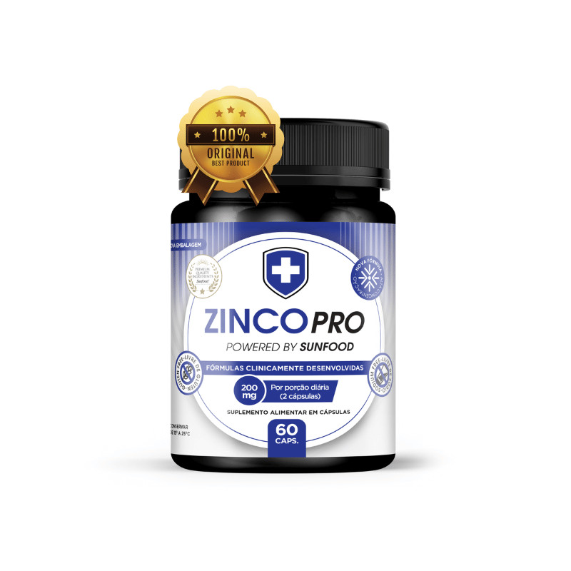 Imuno Zinco PRO 200mg 60 caps | Sunfood Clinical | Shopee Brasil