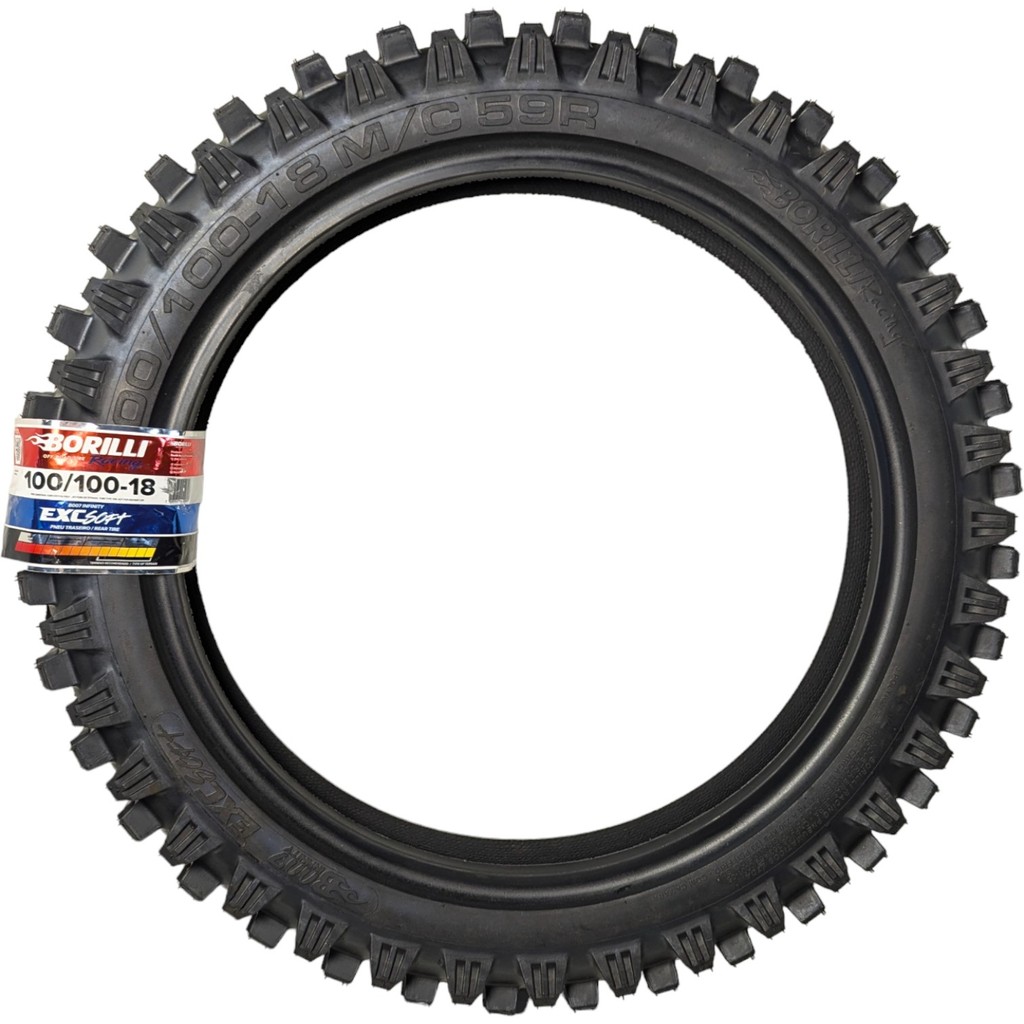 Pneu Borilli 100/100-18 EXC B007 Infinity Soft | Shopee Brasil