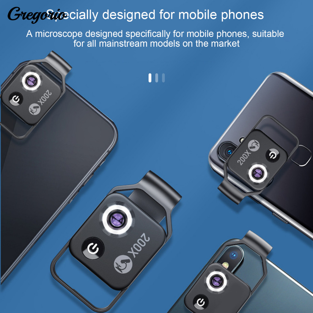 Macro Lens for Iphone Microscope Camera with Cpl 200x Nano Zoom Mini ...