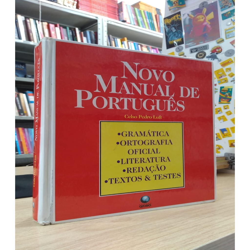Novo Manual de Português autor Celso Pedro Luft | Shopee Brasil