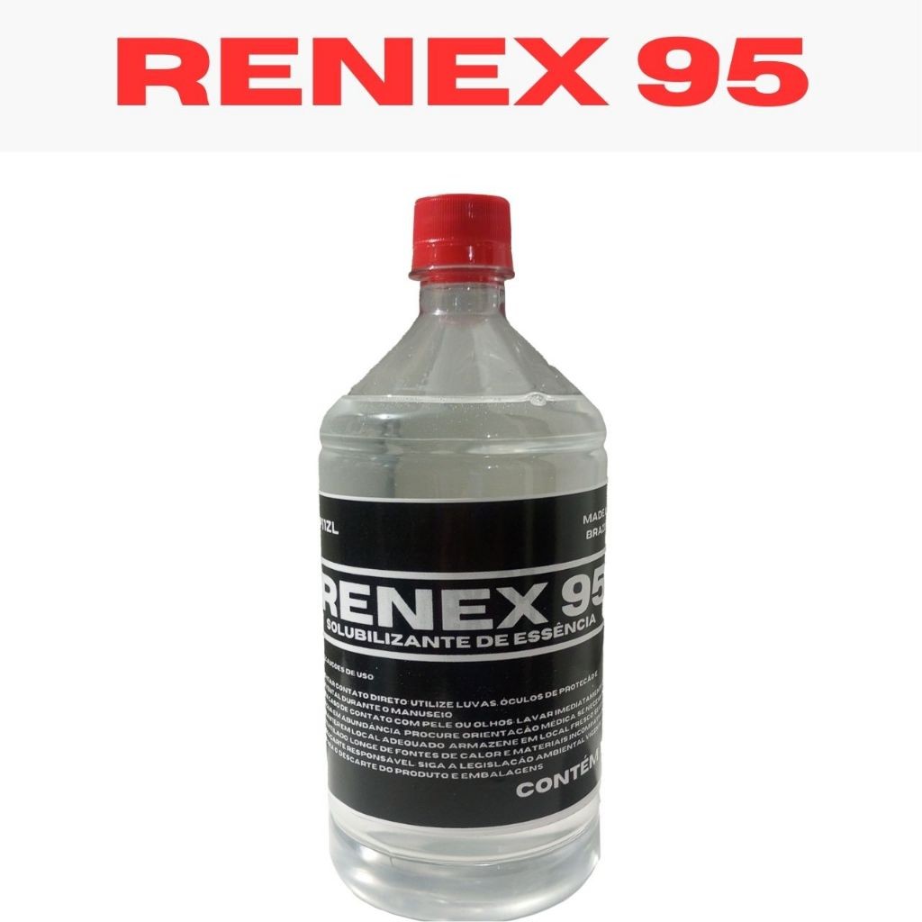 Renex 95 | 1 Litro, 500 ML, 250 ML | Diluente misturador Para Água e ...