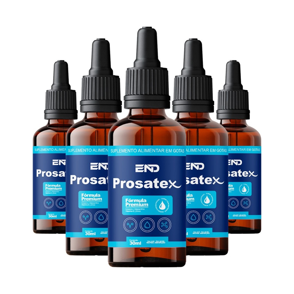 Kit 5 Prosatex Original Gotas 30ml | Shopee Brasil