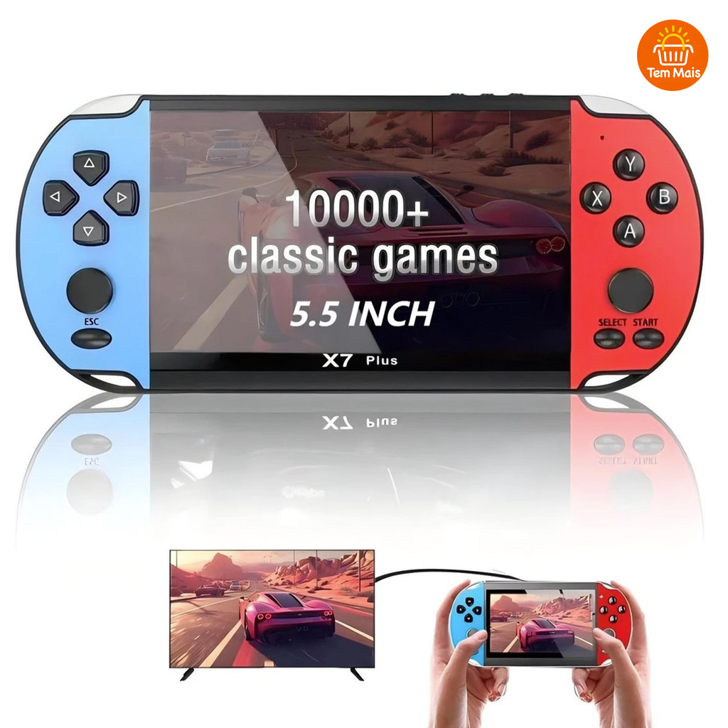 Videogame Portatil X12 Tela 5.1 PSP 2500 Jogos Retro 8GB Console de Mao Memoria Expansivel Shopee Brasil