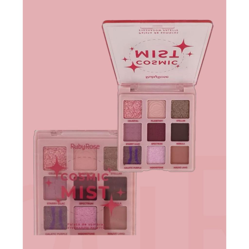 Paleta de Sombras Cosmic Mist - Ruby Rose HB-E2204 | Shopee Brasil