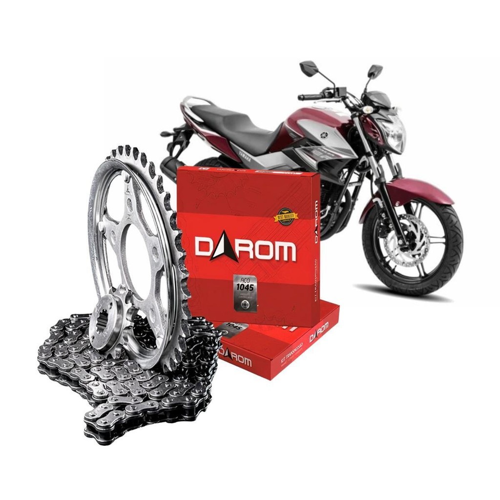 Kit Transmissao Darom Fazer 250 06/17 | Shopee Brasil