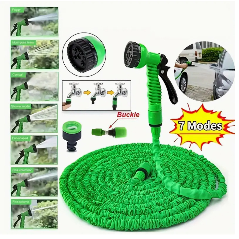 Mangueira Mágica 30M Jardim Lavagem De Marro Irrigação Flexível Com ...