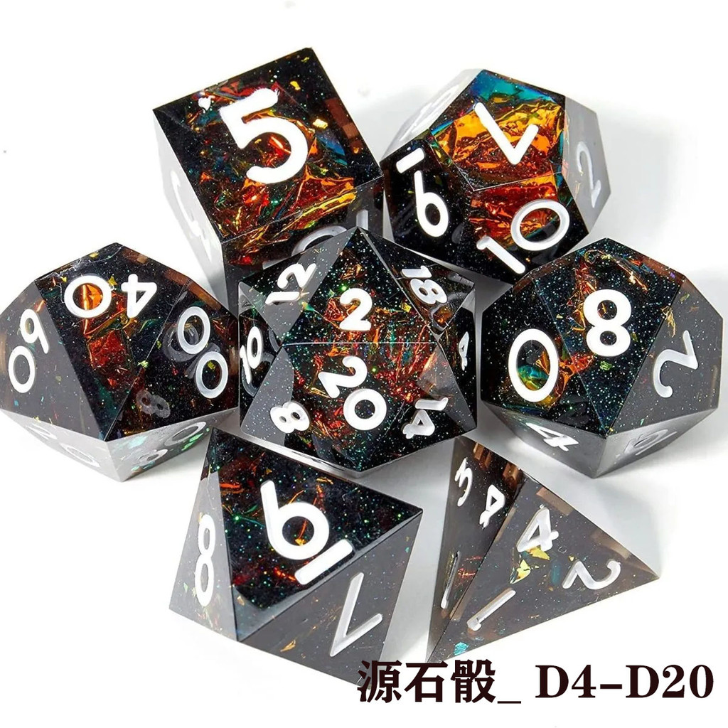 Acessórios para jogos de tabuleiro Arknights Arknights COC Running Group Dice Set DND TRPG ...