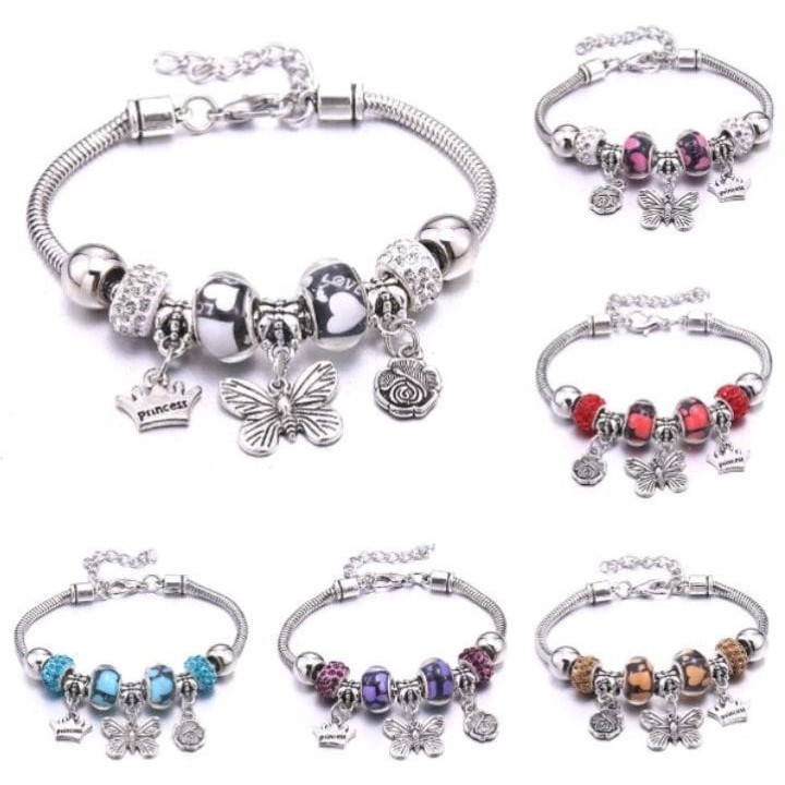 Kit 3 Peças Pulseira Pandora】 Bracelete Pronto Para Envio | Conjunto ...