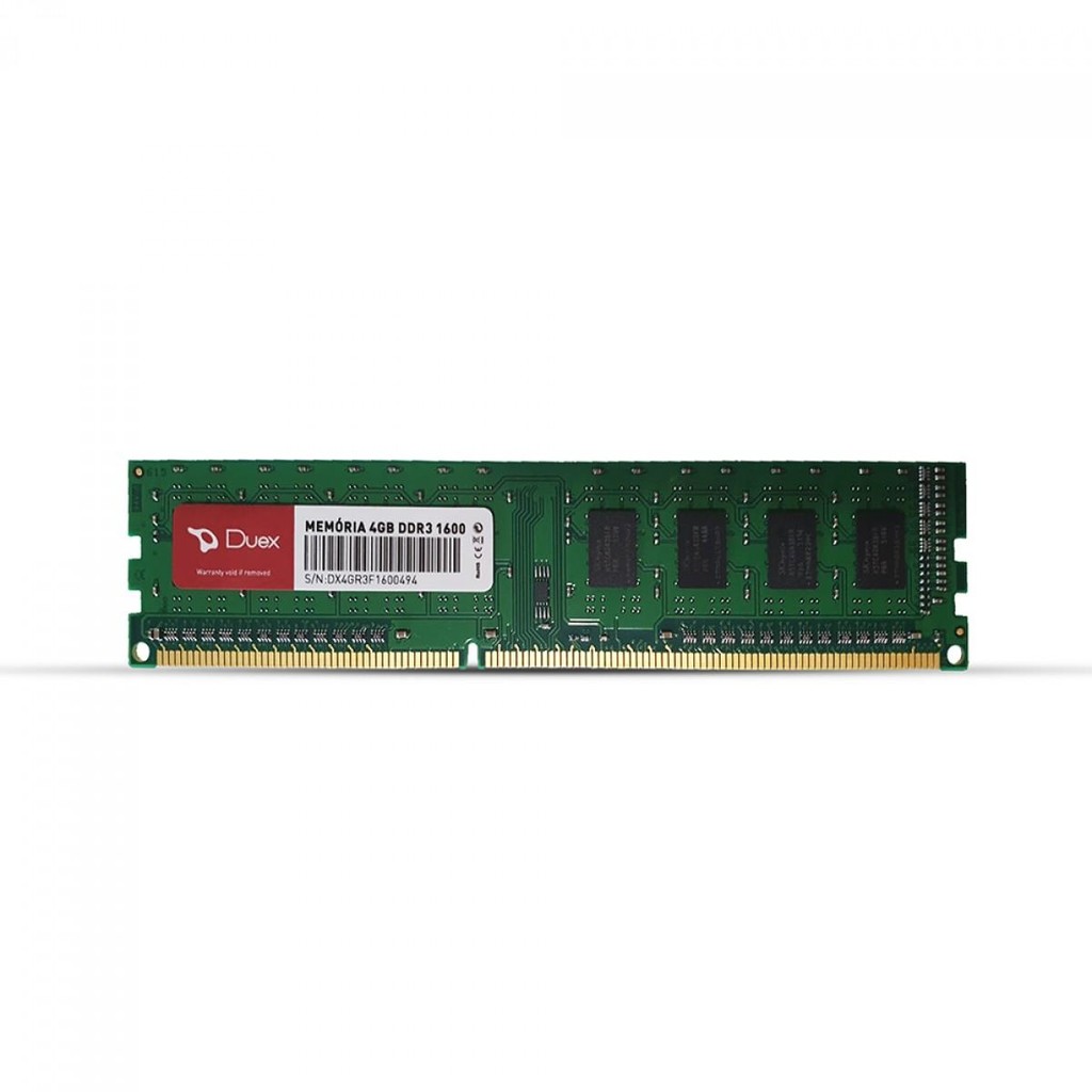 Memória DDR3 Duex, 4GB, 1600Mhz Red, DXN4GBR31600 | Shopee Brasil