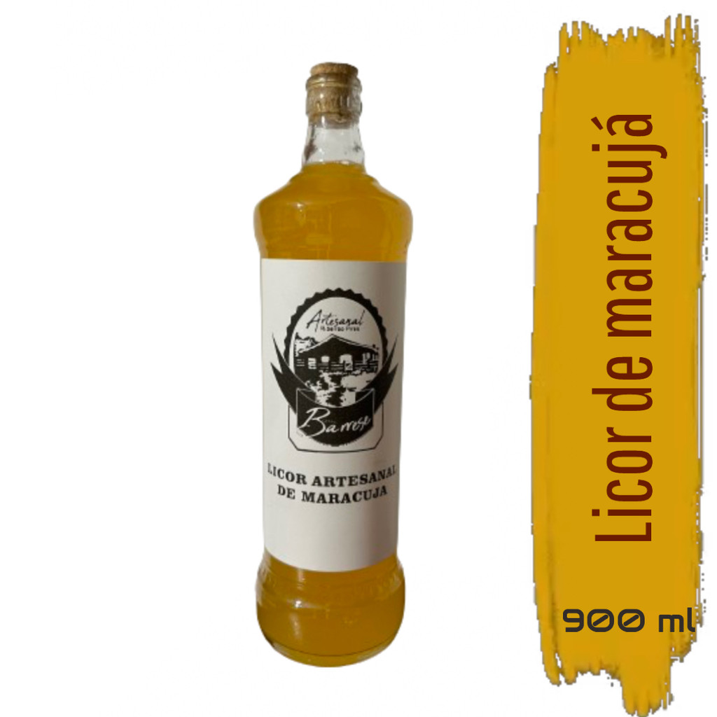 Licor artesanal de maracujá - Brasil 900ml | Shopee Brasil