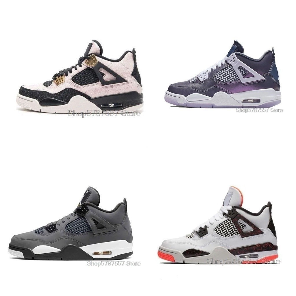 Air Jordan 4 legal cinza 2019 masculino tênis de basquete tênis de alta ...