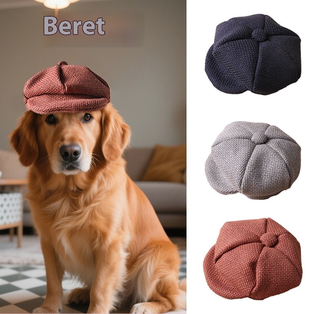 Pawsfun Boina ajustável para animais de estimação, gato, cachorro, moda ...
