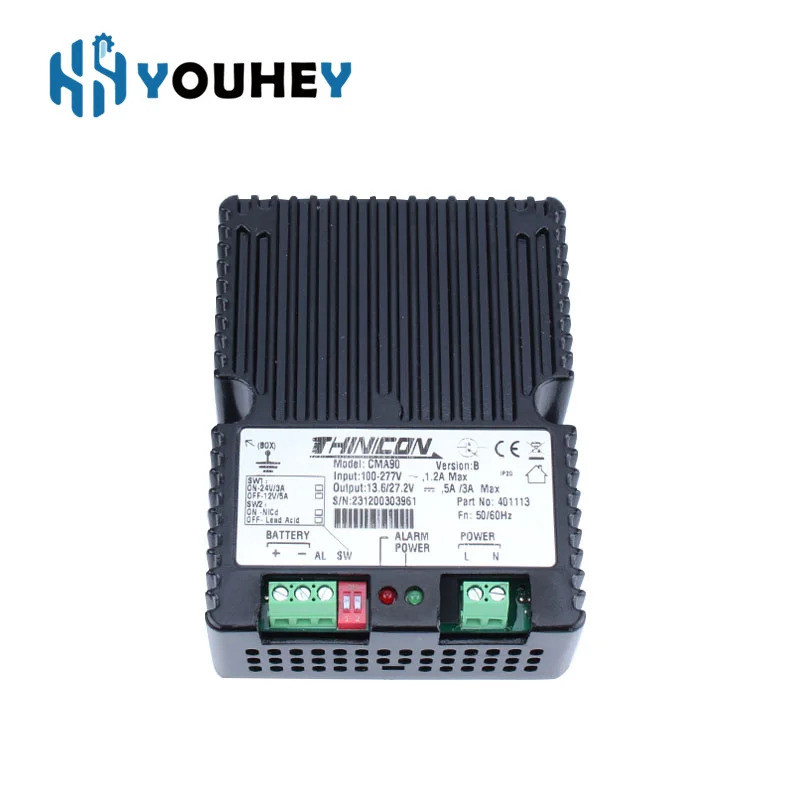 CMA90 Carregador Thinicon Gerador Motor Inteligente CMA90 Painel De Bateria 12V/5A 24V/3A ...