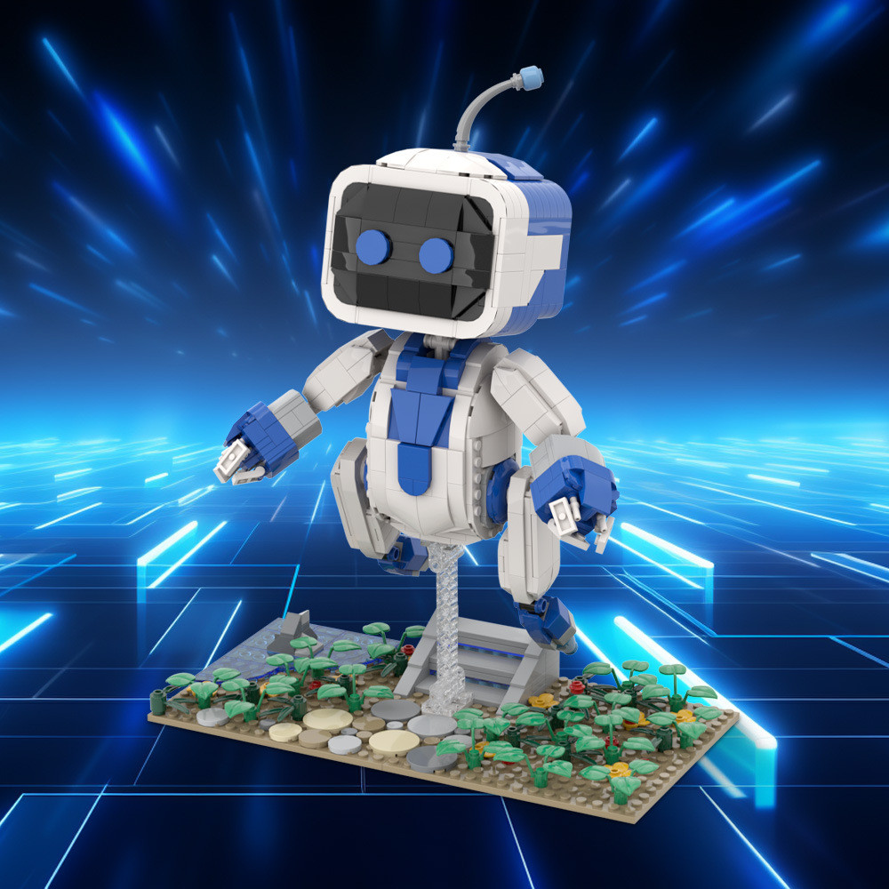 Astro Bot mech Robô Modelo Blocos De Construção Montagem Brinquedos ...