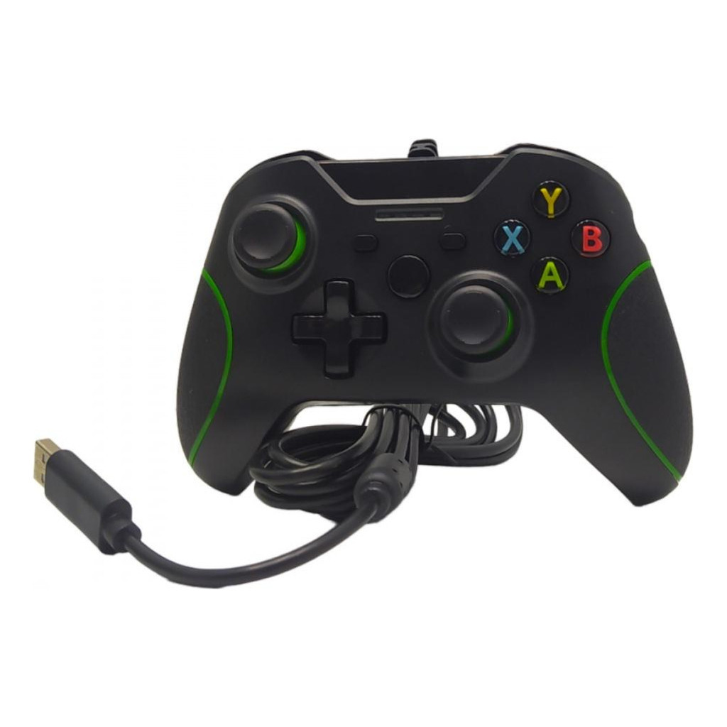 Controle Gamer com fio - 2.2 metros -PC Computador-Notebook | Shopee Brasil
