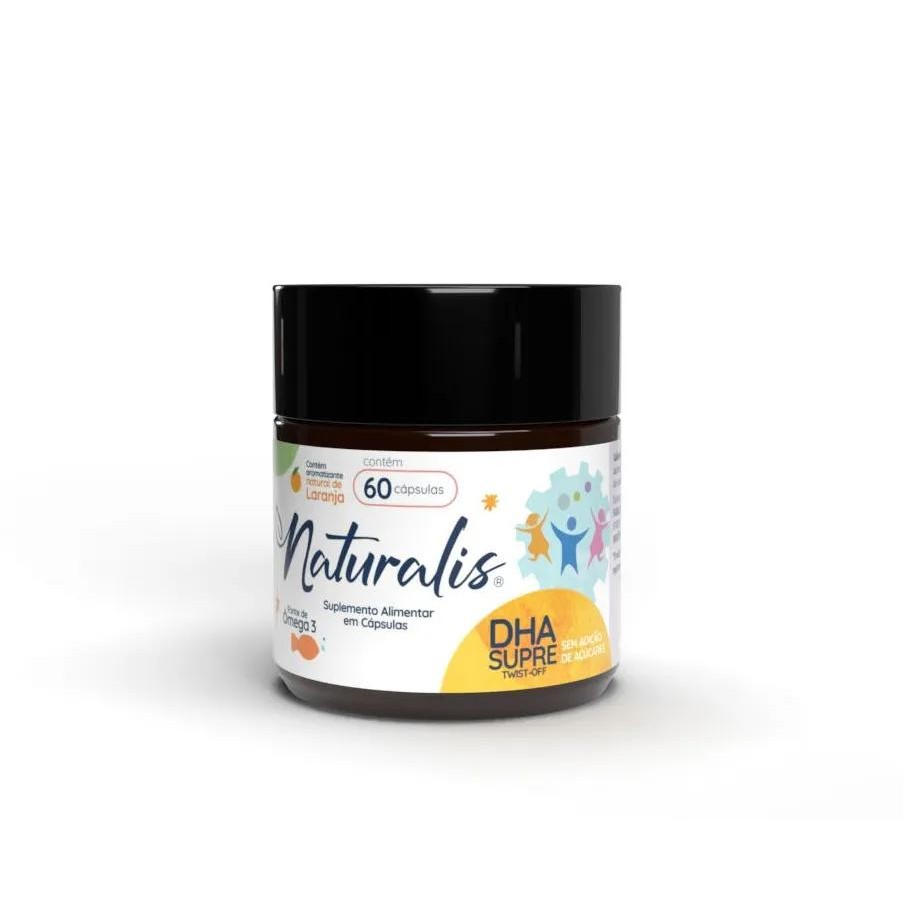 Dha Supre Twist-off Ômega 3 Naturalis 60 Caps Sabor Laranja | Shopee Brasil