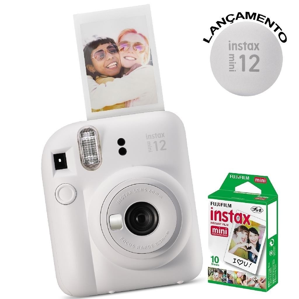 Fujifilm Instax Mini 12 Filme Câmera Instantânea de 10 Poses | Shopee ...
