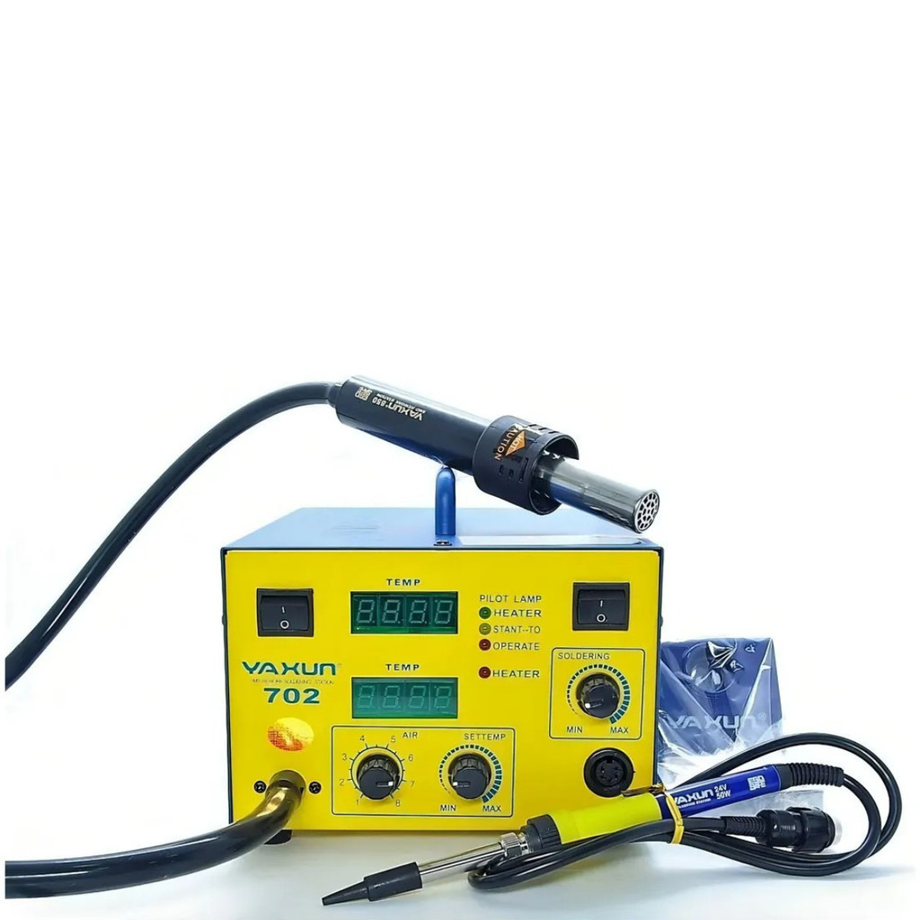 Estacao de Solda e Retrabalho Yaxun 702 220V Completa | Shopee Brasil