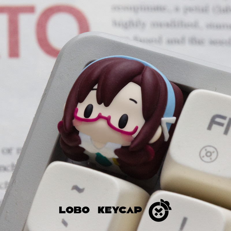 Keycap eva Makibo Asuka minimalista diy botão cruz mecânica Universal ...