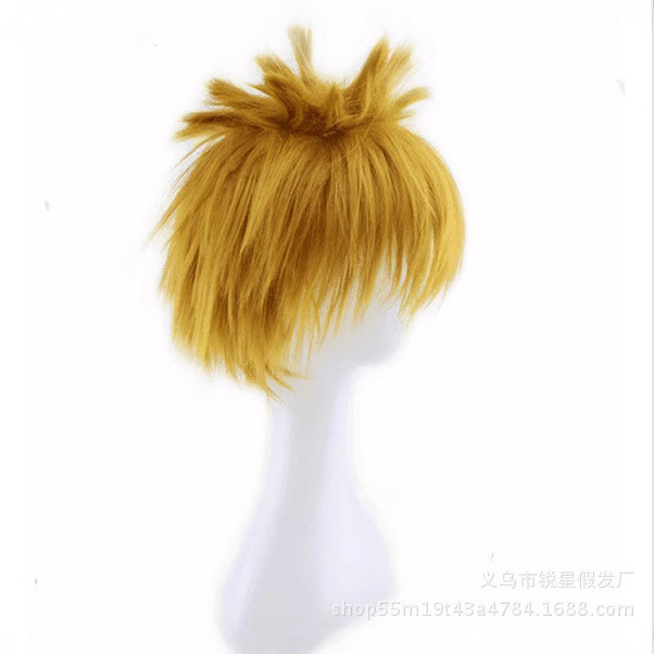 Shadow Ninja cos cabelo amarelo falso limão amarelo Chongtian cabeça ...