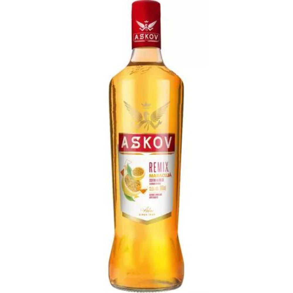 Vodka Askov ReMix Maracujá 900ml | Shopee Brasil