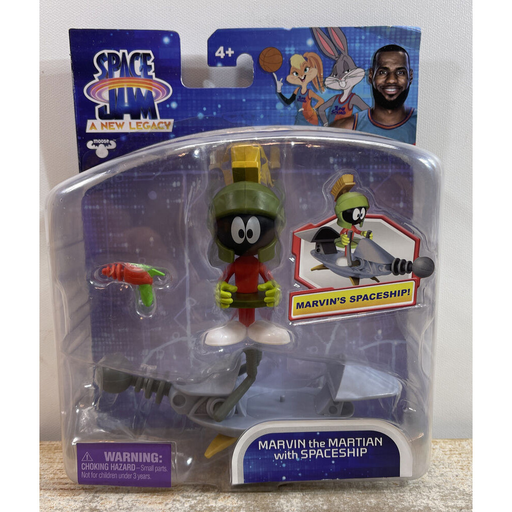 Space Jam NEW Legacy Marvin , O Boneco De Ação Marciano Com Nave ...