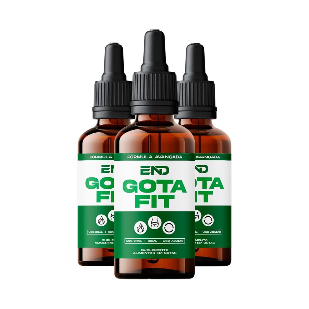 Kit 3 Gota Fit Gotas 30ml Original | Shopee Brasil