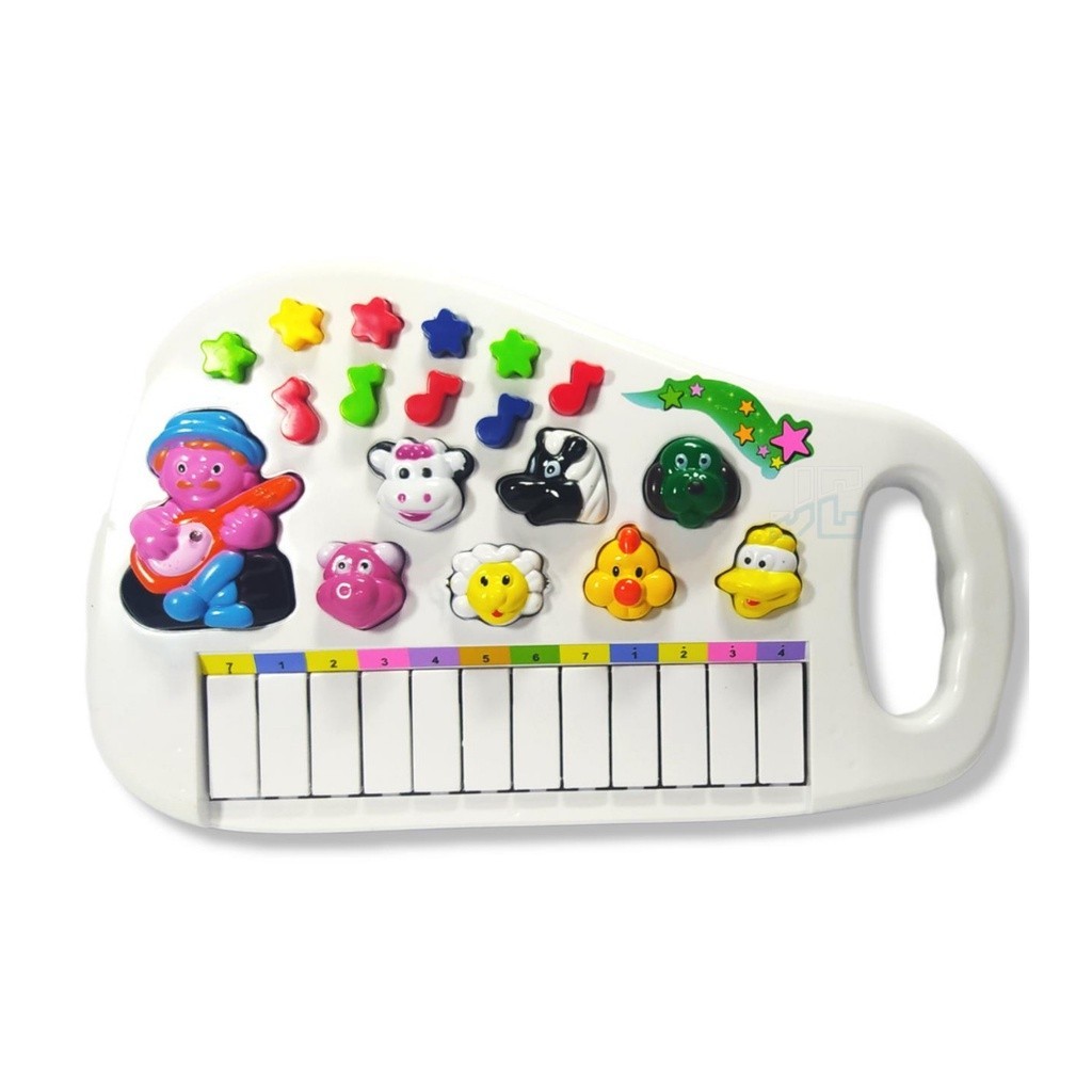Piano Animal Educativo com Sons Musicais para Crianças teclado | Shopee ...