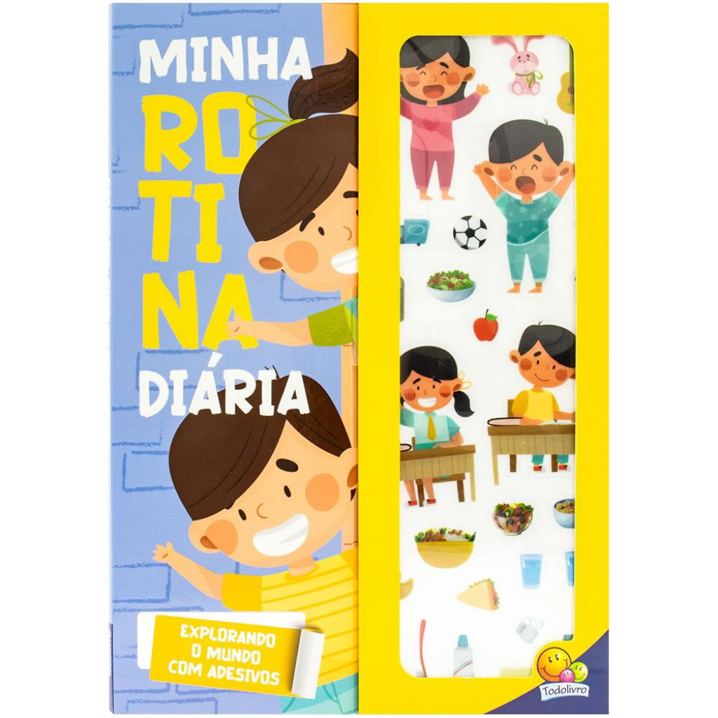 EXPLORANDO O MUNDO COM ADESIVOS MINHA ROTINA DIÁRIA | Shopee Brasil