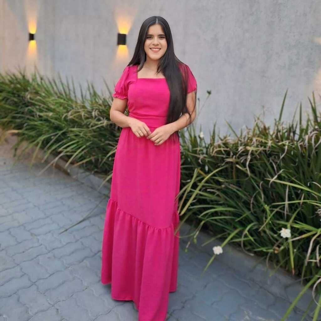 Vestido Longo Plus Size Sandra Moda Evangélica Feminina | Shopee Brasil
