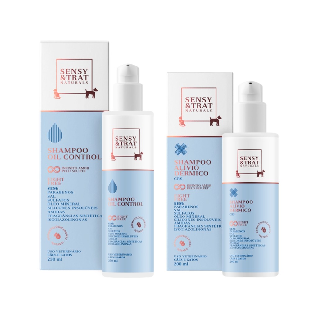 Shampoo Oil Control 250ml + Shampoo Alivio Dermico 200ml | Shopee Brasil