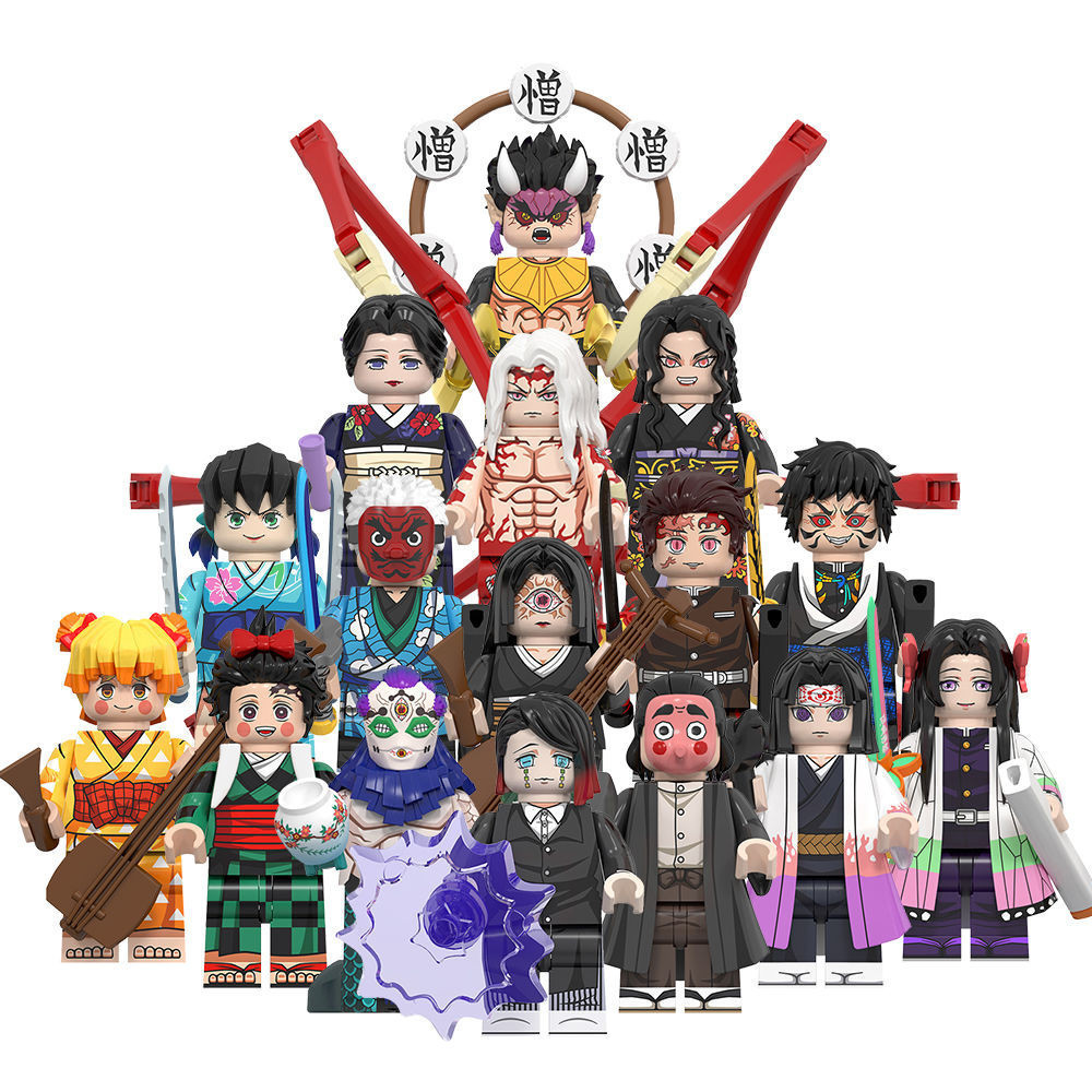 Lego Anime Demon Slayer Kamado Tanjiro Bloco de Montar Kimetsu No Yaiba ...