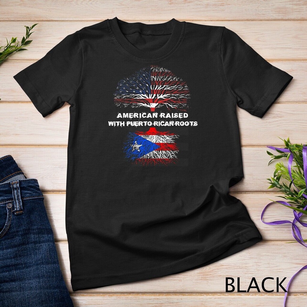 Camiseta Americana Levantada Com Raízes De Porto Rican Rico | Shopee Brasil