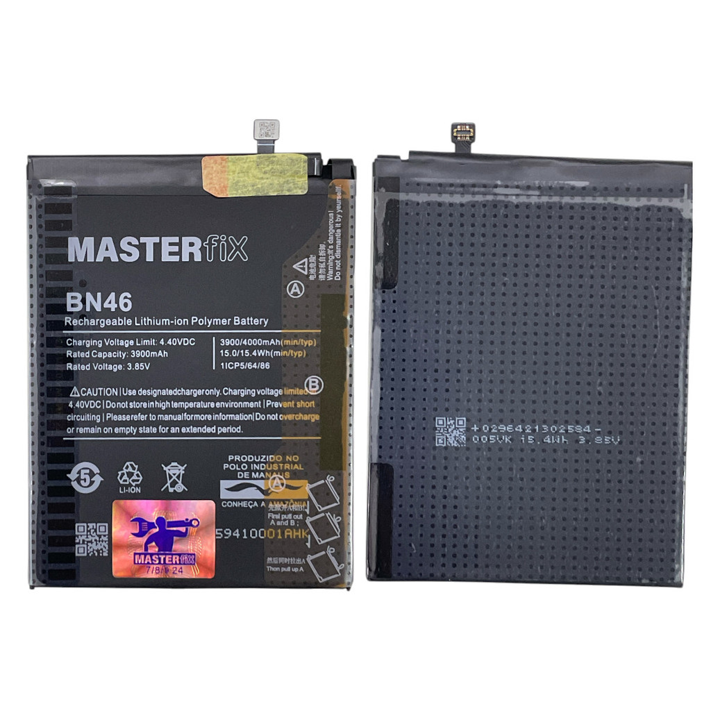 Bateria Xiaomi Compatível Note 6 - Note 8 - Note 8T - Redmi 7 BN46 ...