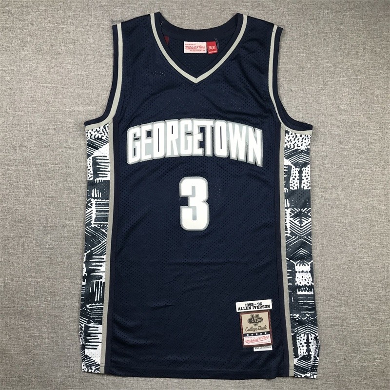 Camisa Ncaa Iverson George City University No. 3 Uniforme de Basquete ...