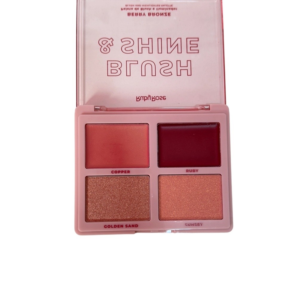 Ruby Rose Paleta de Blush e Iluminador Blush & Shine COR Berry Bronze ...