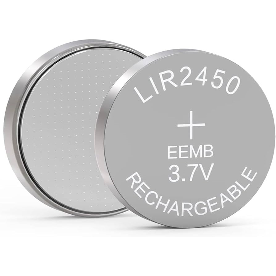 Bateria Recarregável LIR2450 3.7v 120mAh | Shopee Brasil
