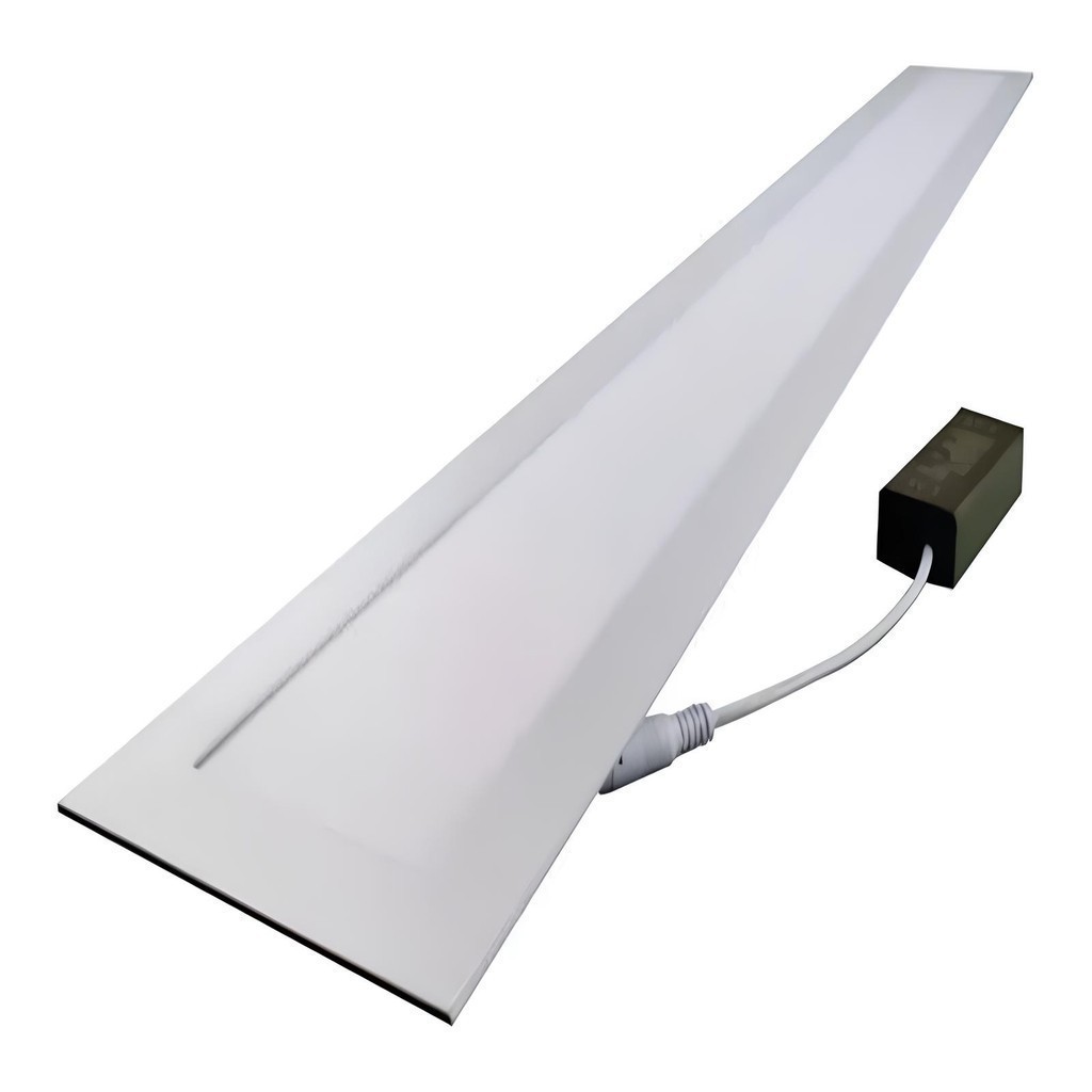 Luminária Painel Led Plafon de Embutir Retangular 36W 12x122 3000K ...