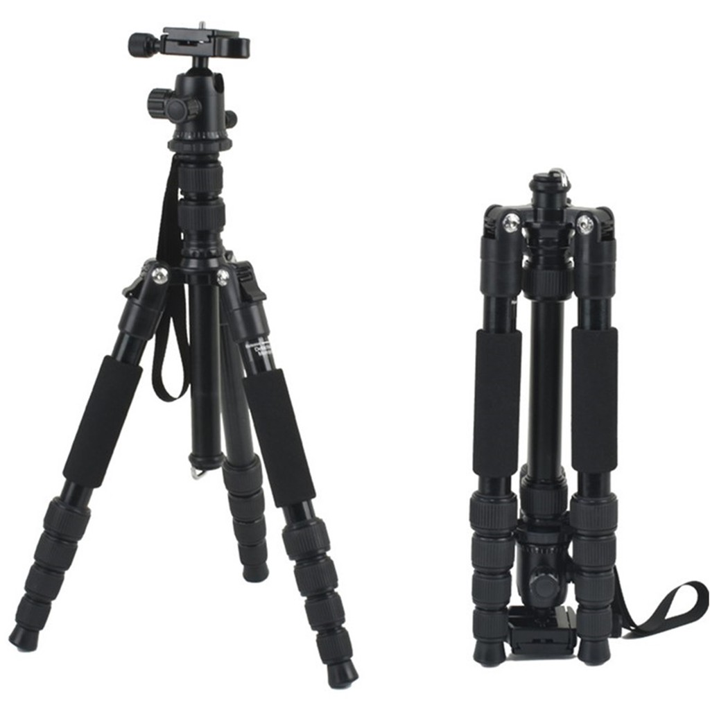 Tripé Monopé 2 Em 1 Profissional Cabeça Hifdráulica Premium Preto ...