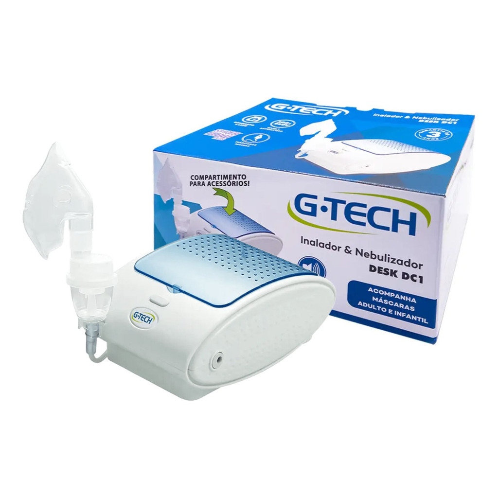 Inalado E Nebulizador De Névoa Fina Branco G-Tech | Shopee Brasil