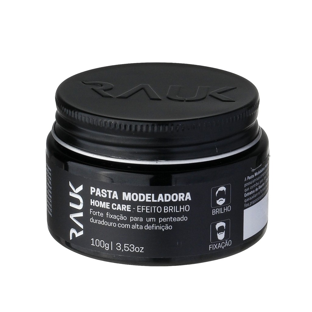 Pasta Modeladora Efeito Brilho Home Care Rauk - 100 g | Shopee Brasil