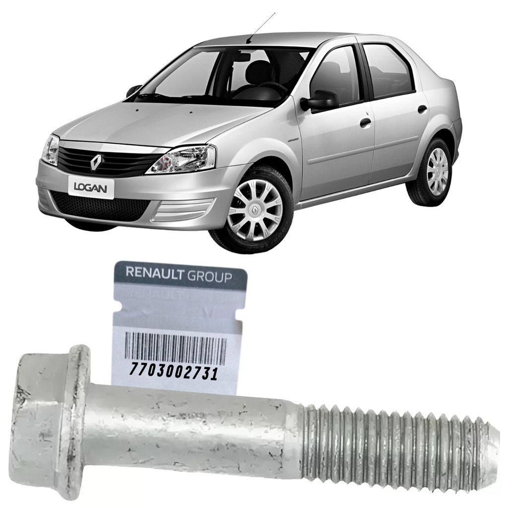 Parafuso Roscado Amortecedor Original Renault Clio 2000 a 2016 ...