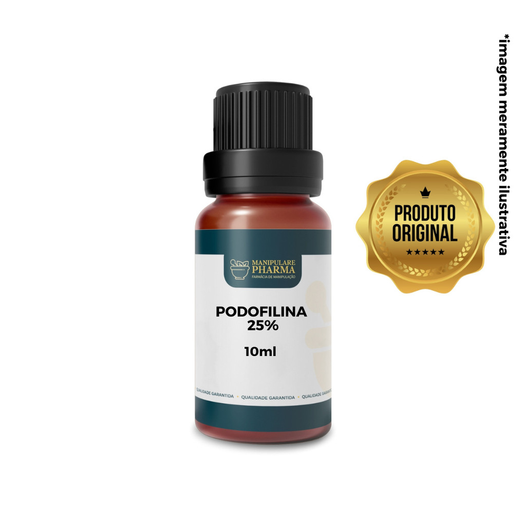 Podofilina 25% - 10ml - Verrugex | Shopee Brasil