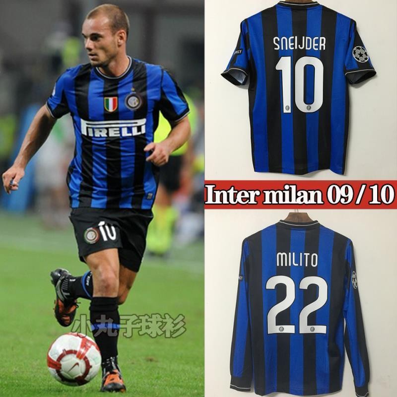 Retro 09-10 Camisa em casa do Inter de Milão Final da Liga dos Campeões ...